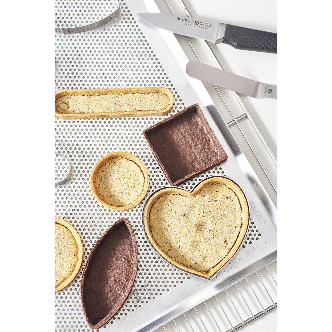 Baking tray oblique edges, perforated, aluminium, 60x40cm, Baking trays ... Baking tray oblique edges, perforated, aluminium, 60x40cm, Baking trays ...