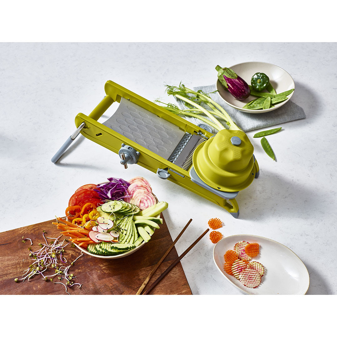 Mandoline SWING PLUS green - de Buyer