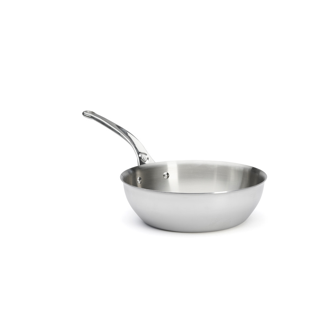 Stainless steel rounded sauté-pan AFFINITY Ø24cm
