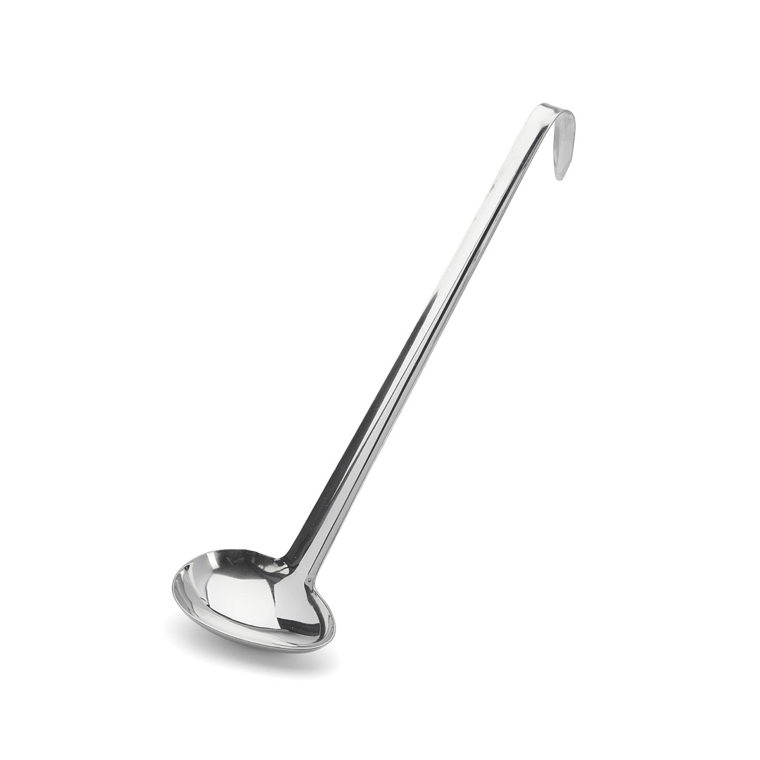 Stainless steel basting spoon side spout 28cm - de Buyer