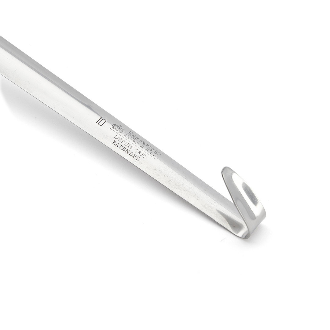 Stainless steel one-piece perforated spatula 35cm - de Buyer