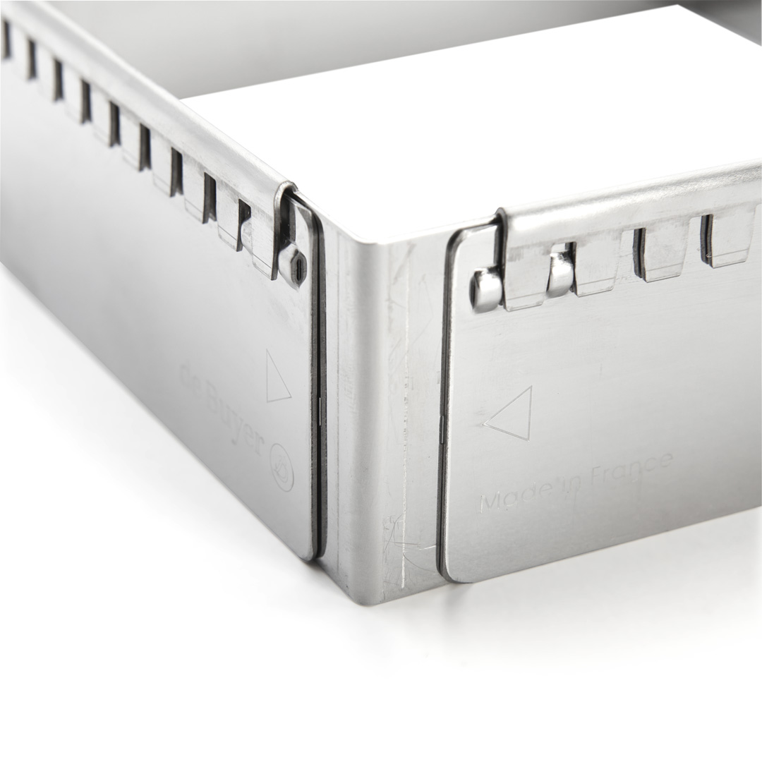 Pastry frame expandable stainless steel 30cm à 57cm - de Buyer