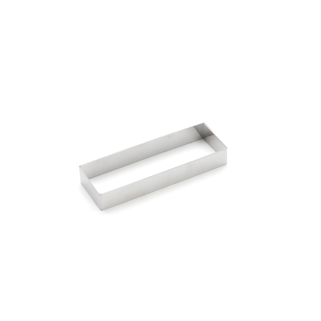 ST/STEEL RECTANGULAR RING, stainless steel, 11,5x4x1,7cm - stainless ...