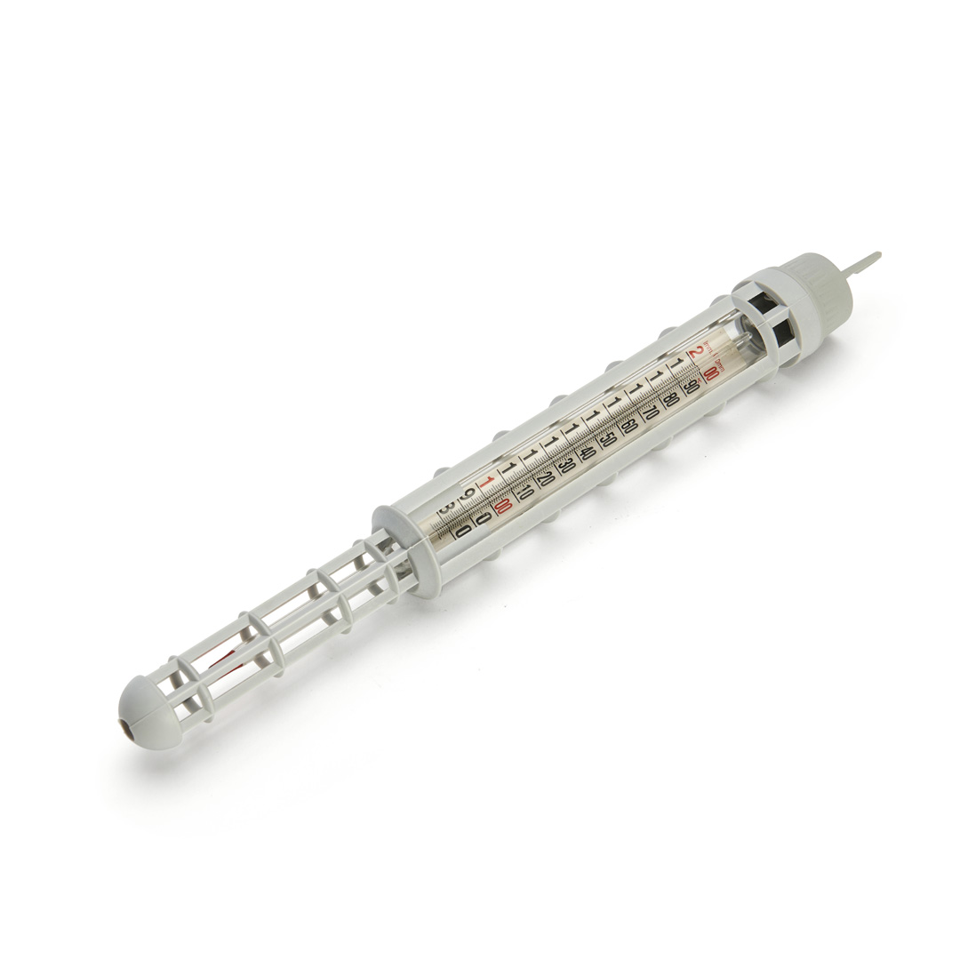 Candy thermometer +80°/+200 °C with nylon case - de Buyer