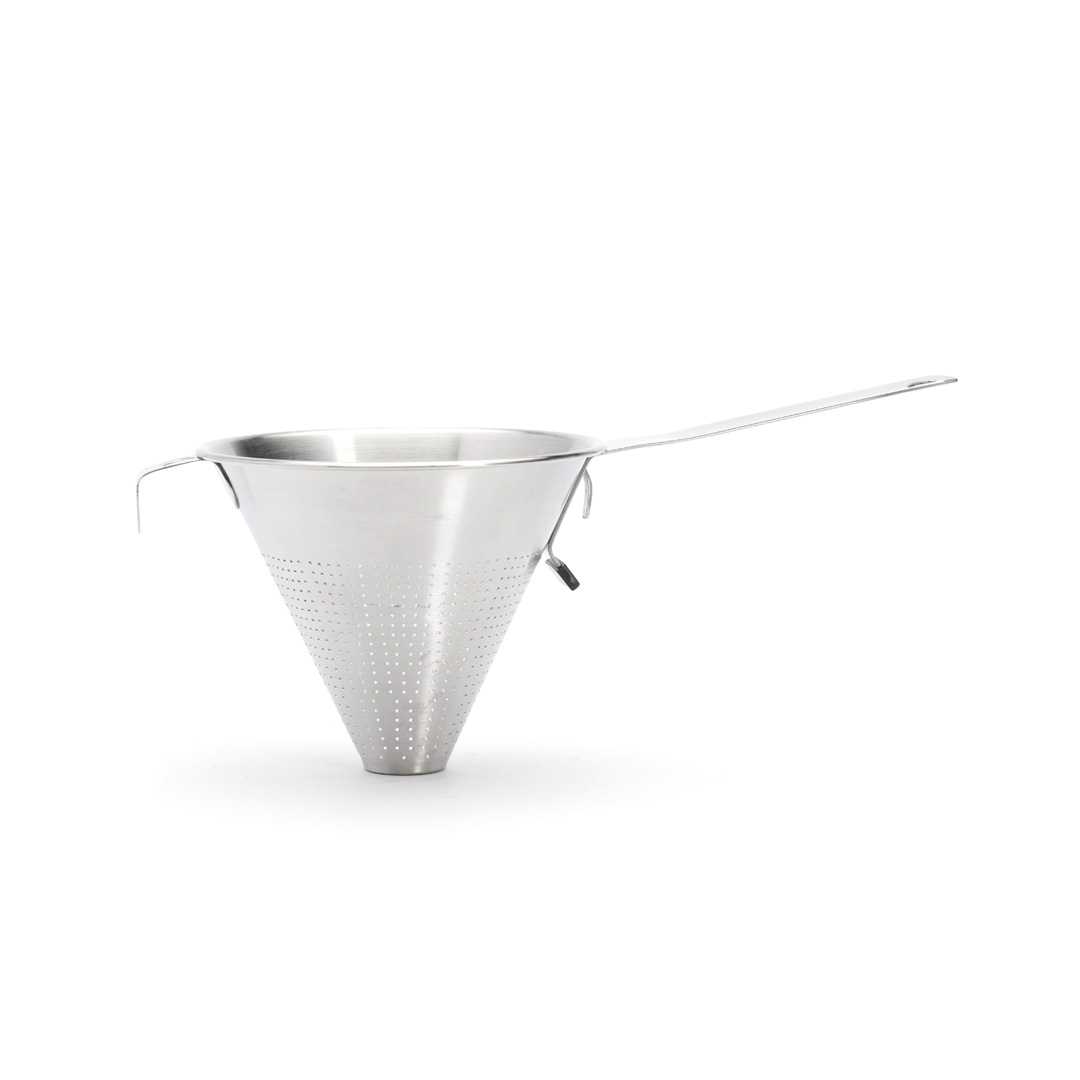 Perforated stainless steel chinese strainer Ø18cm - de Buyer