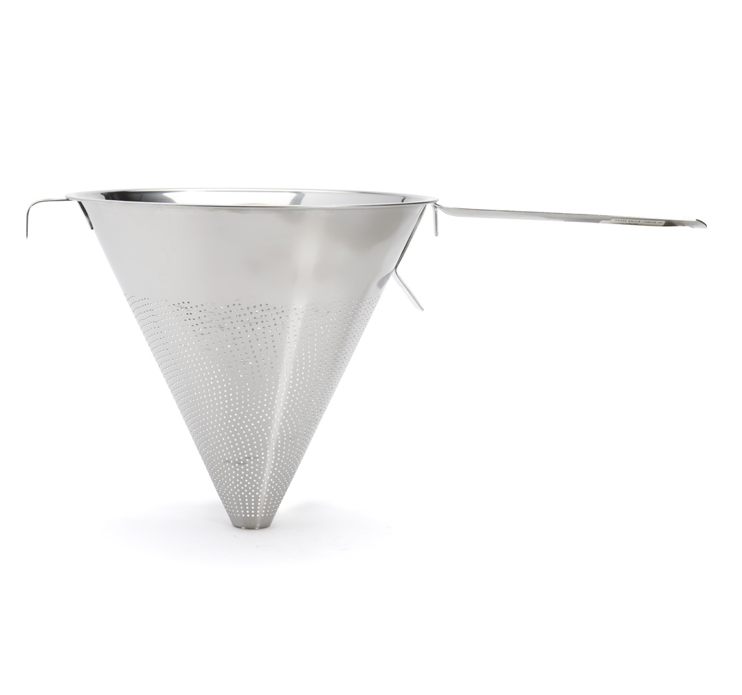 Perforated stainless steel chinese strainer Ø20cm - de Buyer