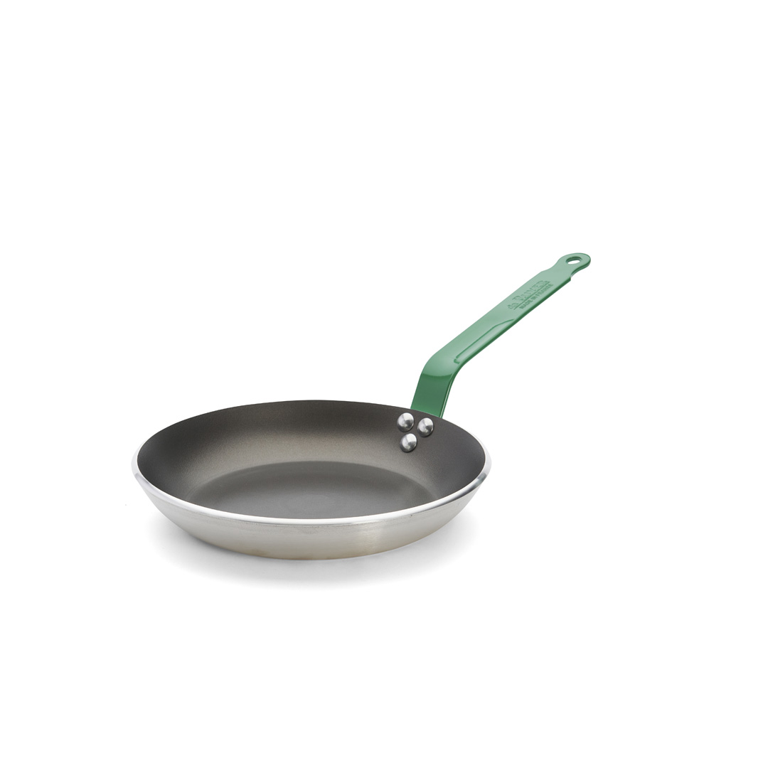 Poêle ronde anti-adhésive HACCP CHOC - Queue feuillard verte, non-stick ...